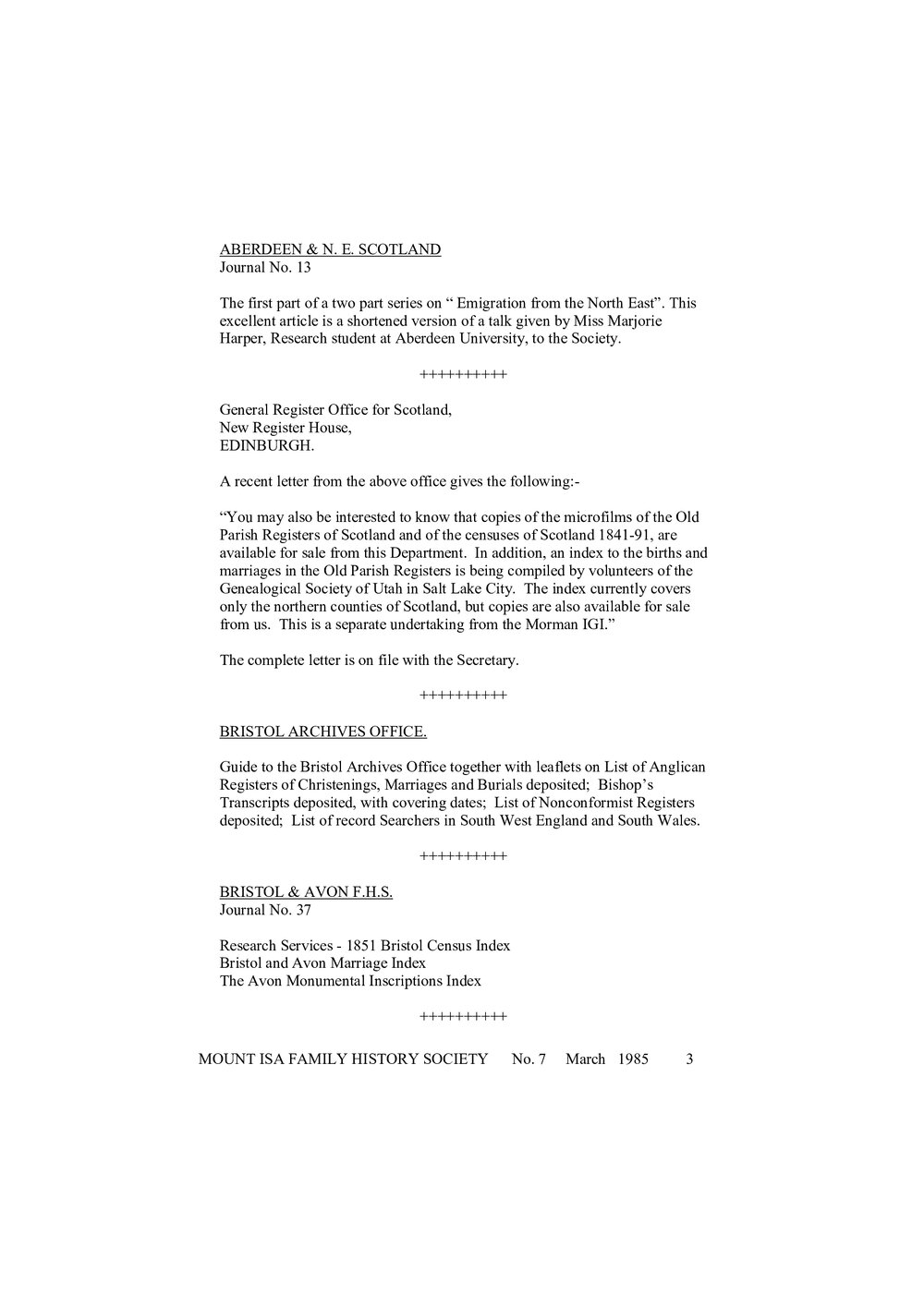 Journal of the Mount Isa Family History Society No.7 | Isa in Images