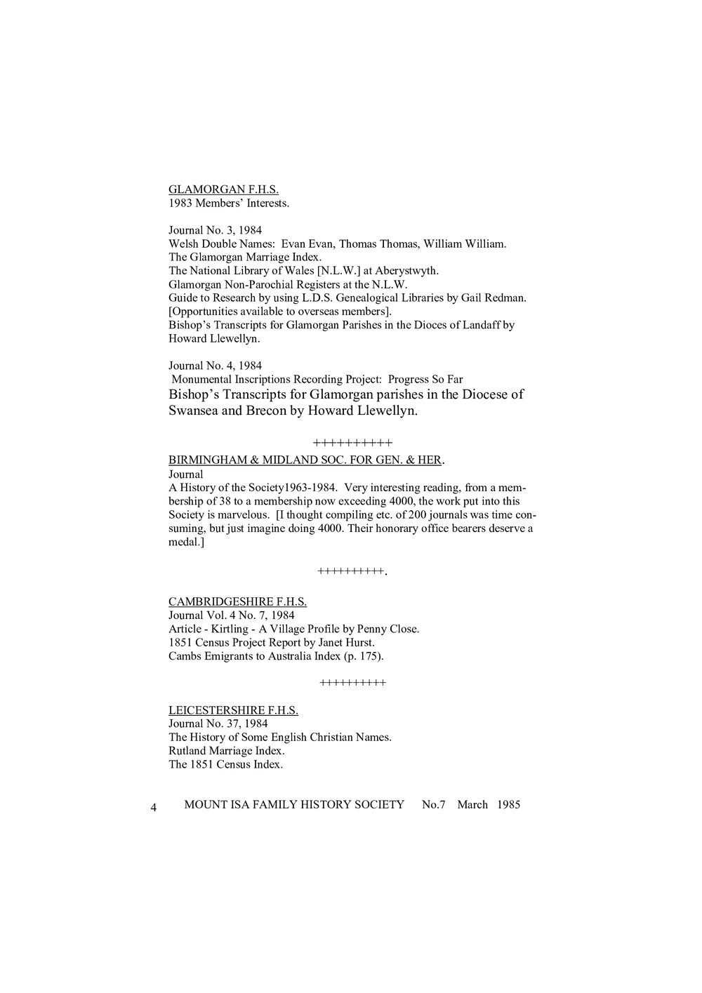 Journal of the Mount Isa Family History Society No.7 | Isa in Images