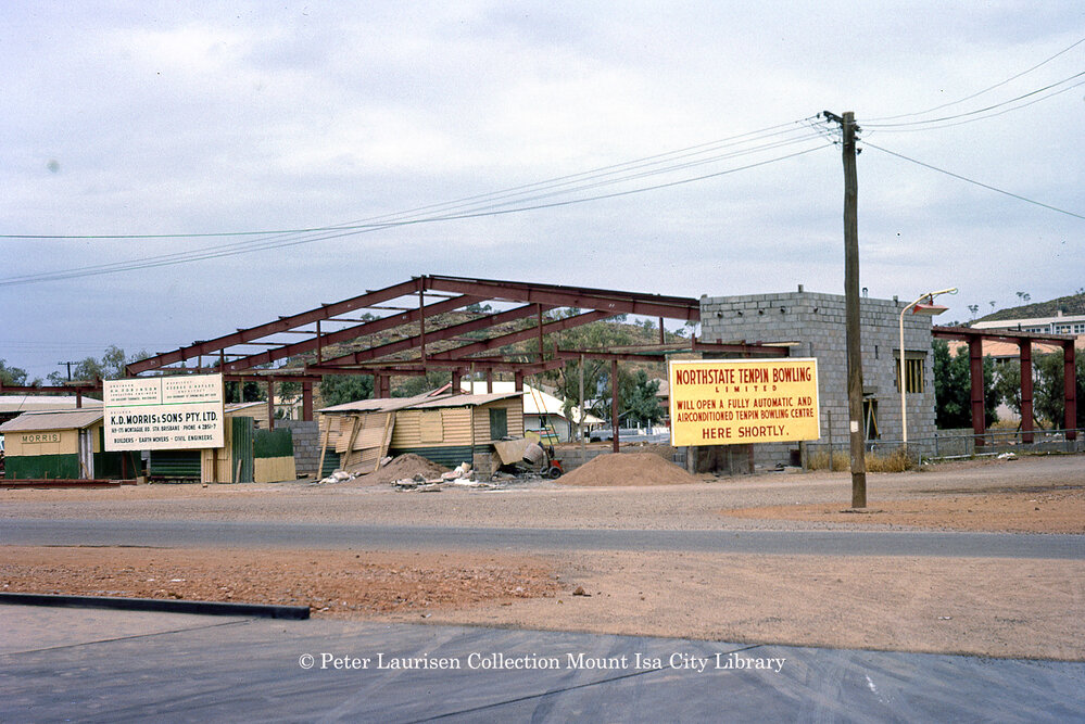 Mount Isa Bowl under construction, Mornington, May 1962 | Isa in Images